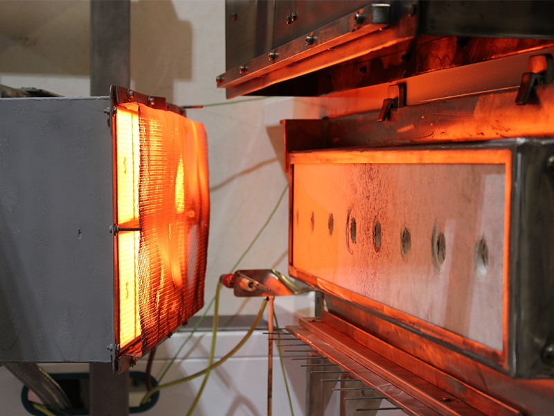 Lateral Flame Spread Apparatus
