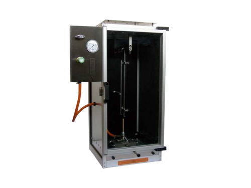 Vertical flammability chamber